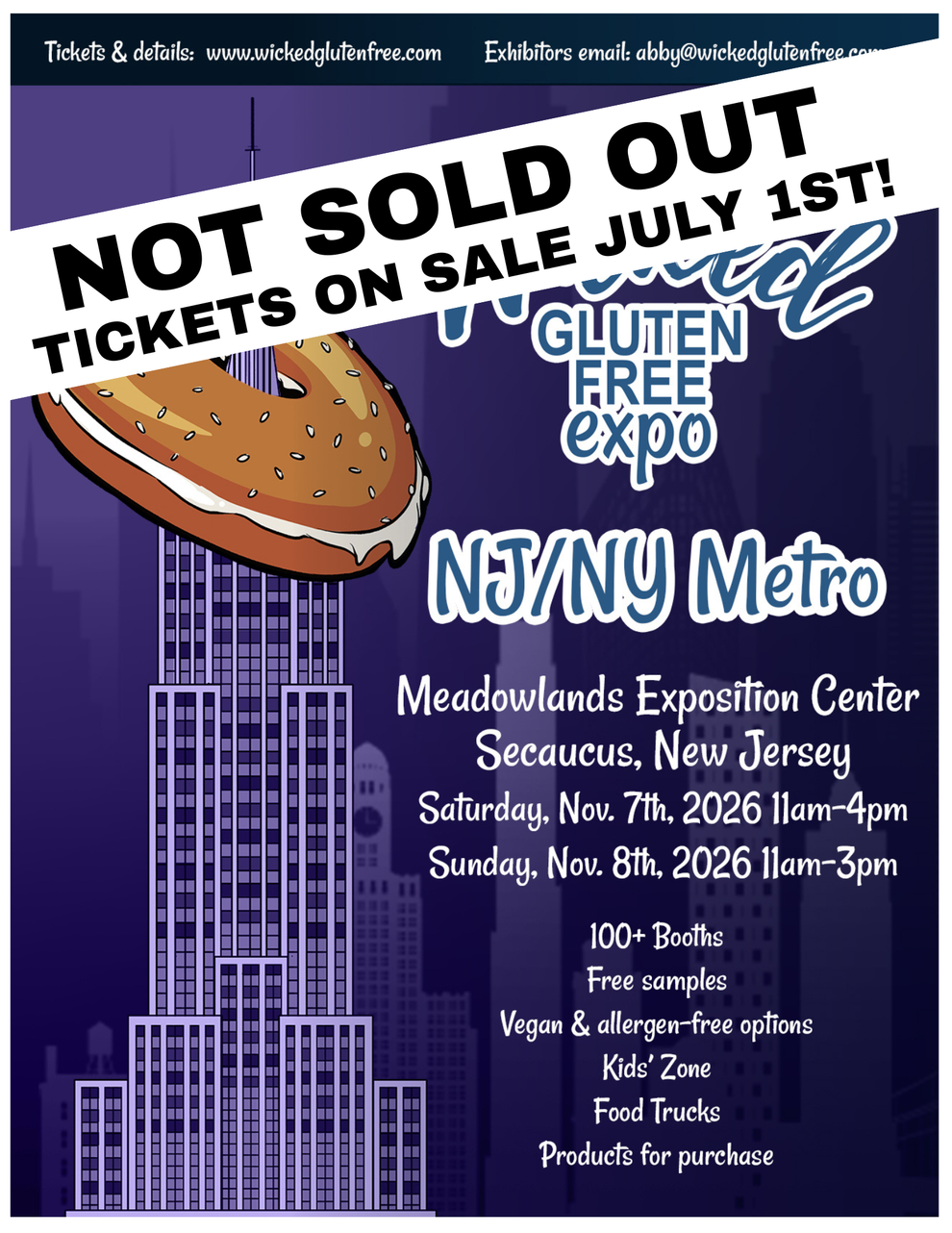 Wicked Gluten Free Expo NJ/NY Metro 11/7-11/8 2026 – Wicked Gluten Free ...